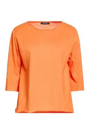 ARAGONA Cotton Jersey T-shirt - Orange