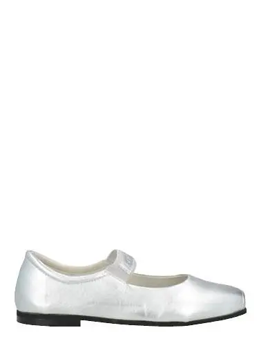 Inuikii Ballet Flats Leather - Silver