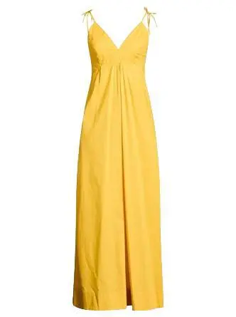 Alpha Studio Cotton Blend Maxi Dress - Yellow