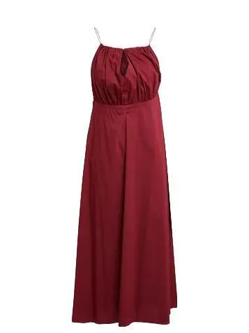 Liviana Conti Midi Flared Dress - Red