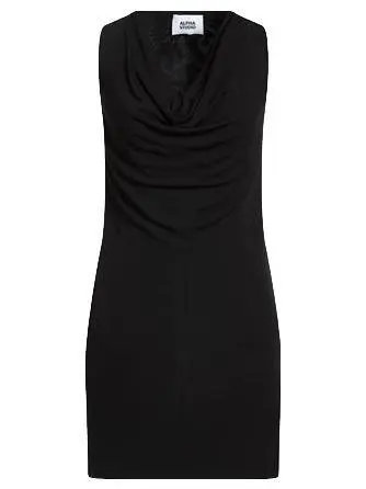 Alpha Studio Viscose Mini Dress - Black
