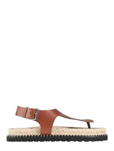 CastaÑer Leather Espadrille Sandals - Brown