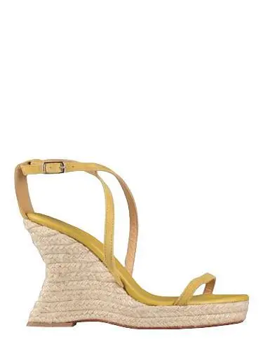 CastaÑer Slingback Wedge Sandals - Yellow