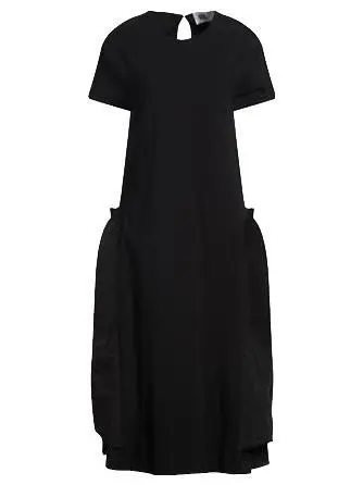Alpha Studio Midi Flared Dress - Black
