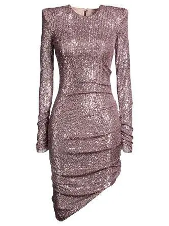Elisabetta Franchi Sequinned Midi Dress - Purple