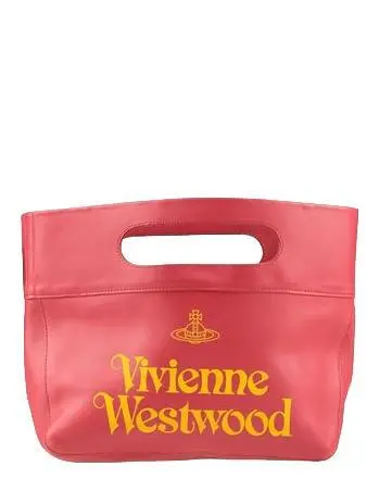 VIVIENNE WESTWOOD Leather Shopper Bag - Pink