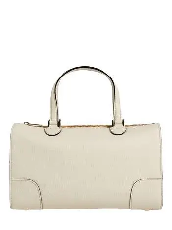 VALEXTRA Handbag In Light Calfskin - White