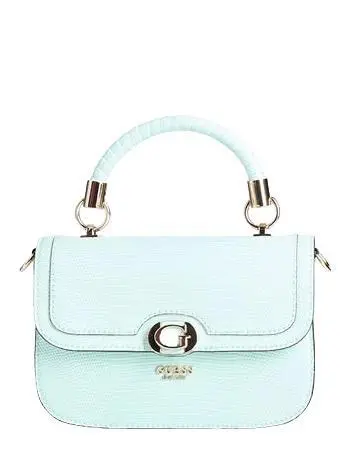 Guess Handbag In Light Polyurethane - Green