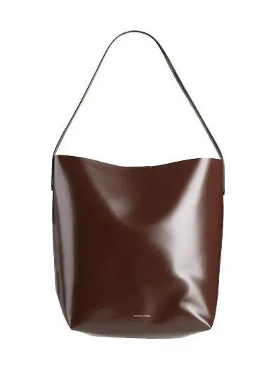 MANSUR GAVRIEL Everyday Leather Shoulder Bag - Brown