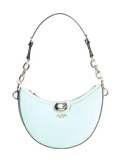 Guess Polyurethane Hobo Bag - Light Green