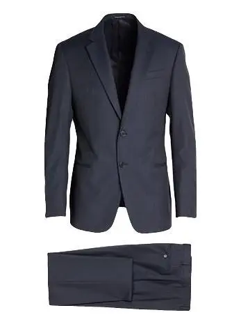 Emporio Armani Suit Midnight Size Wool - Blue