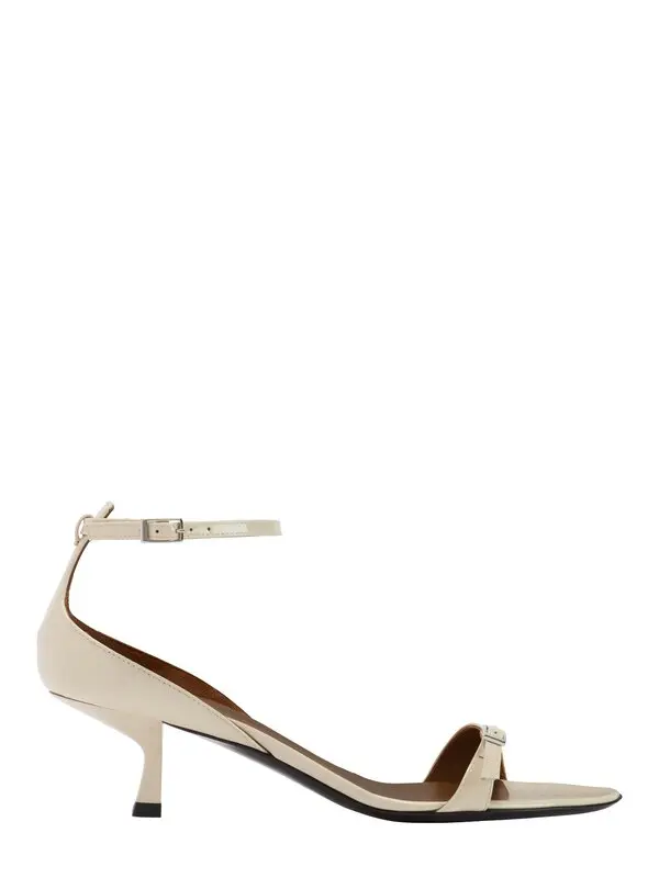 GIUSEPPE ZANOTTI Micky Buckles 50 Sandals - Off_white