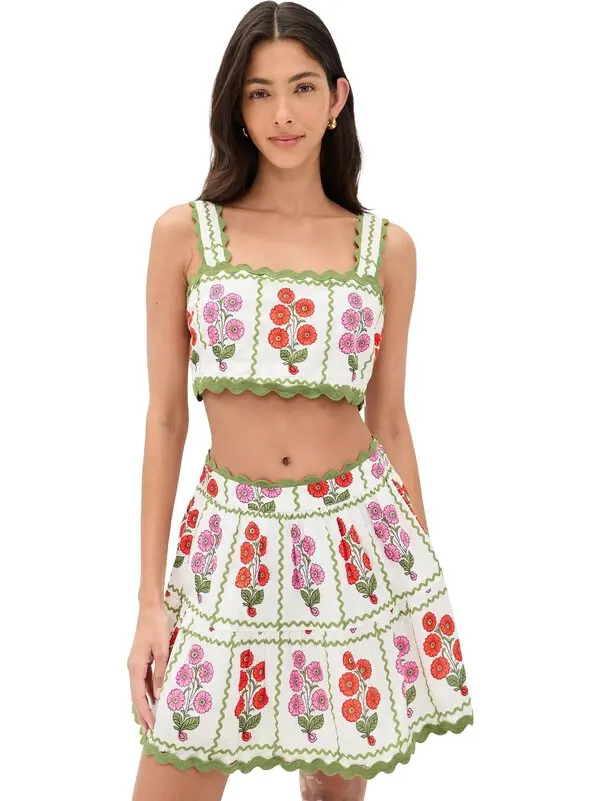 Saylor Silas Floral Skirt Set - Multi