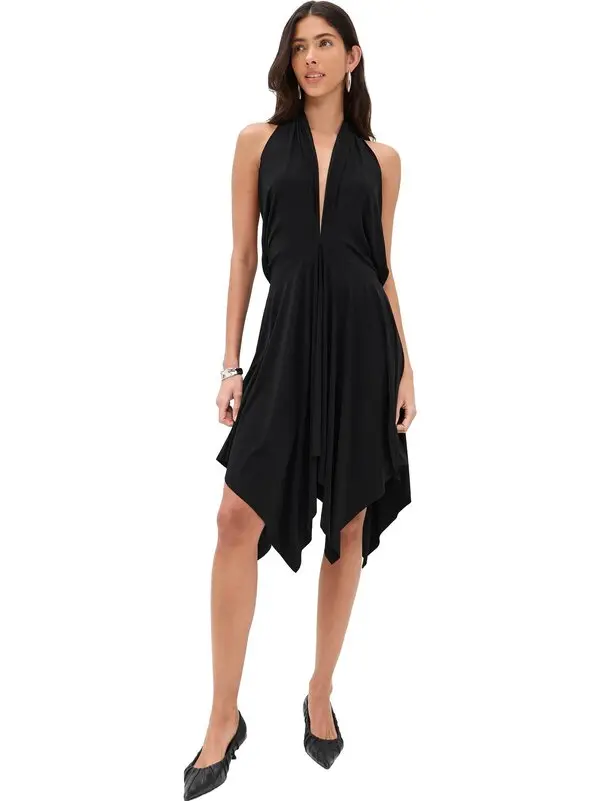 Norma Kamali Convertible Dress - Black