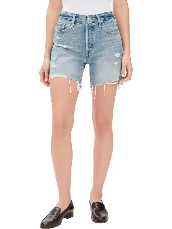 LEVI'S 501 Mid Thigh Denim Shorts - Got Looks Ns
