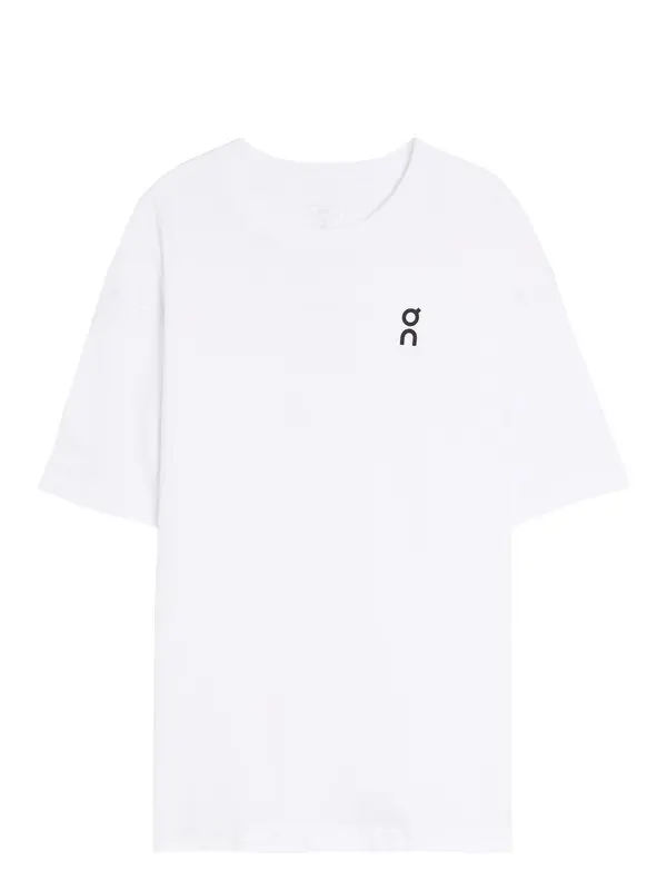 On Club T Logo Cott T-shirt - White