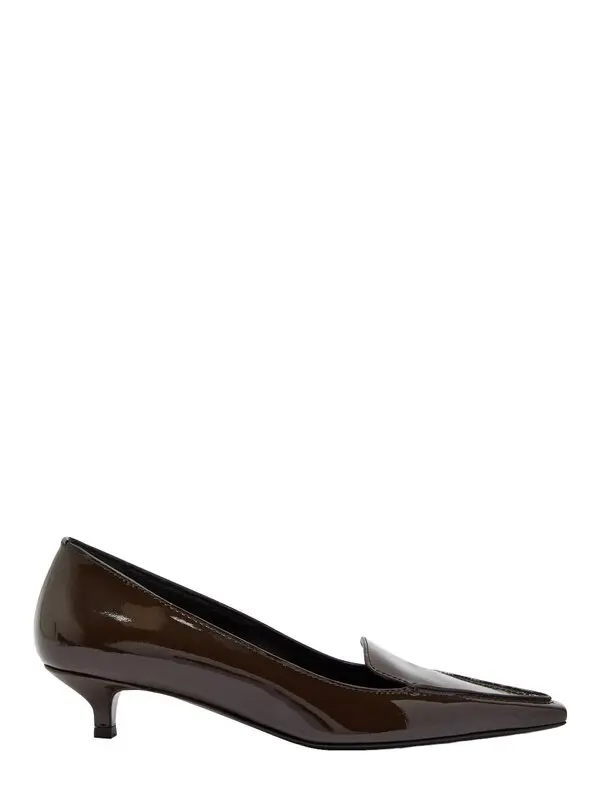 TOTEME 25 Patent Leather Pumps - Brown
