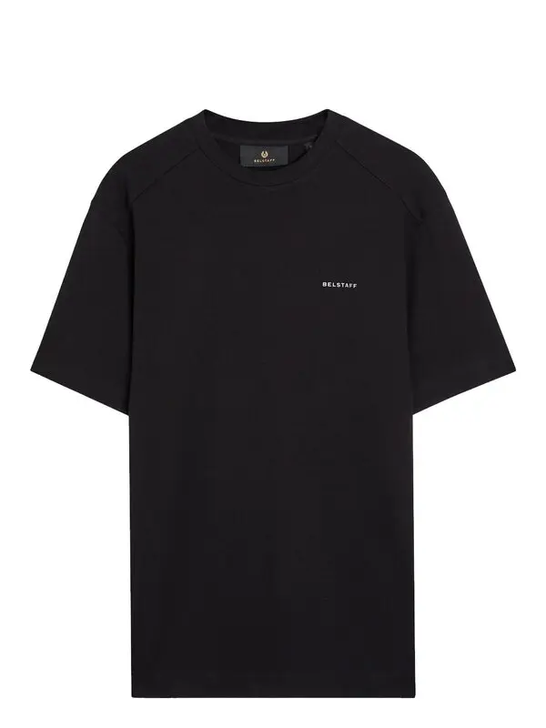 Belstaff Logo Stretch-cotton T-shirt - Black