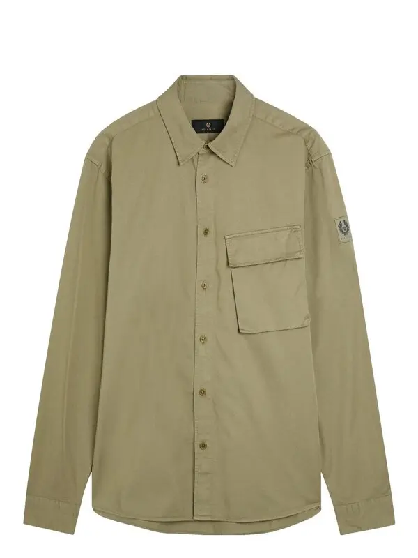 Belstaff Scale Cotton Shirt - Green
