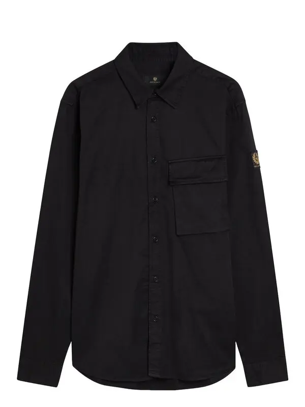 Belstaff Scale Cotton Shirt - Black