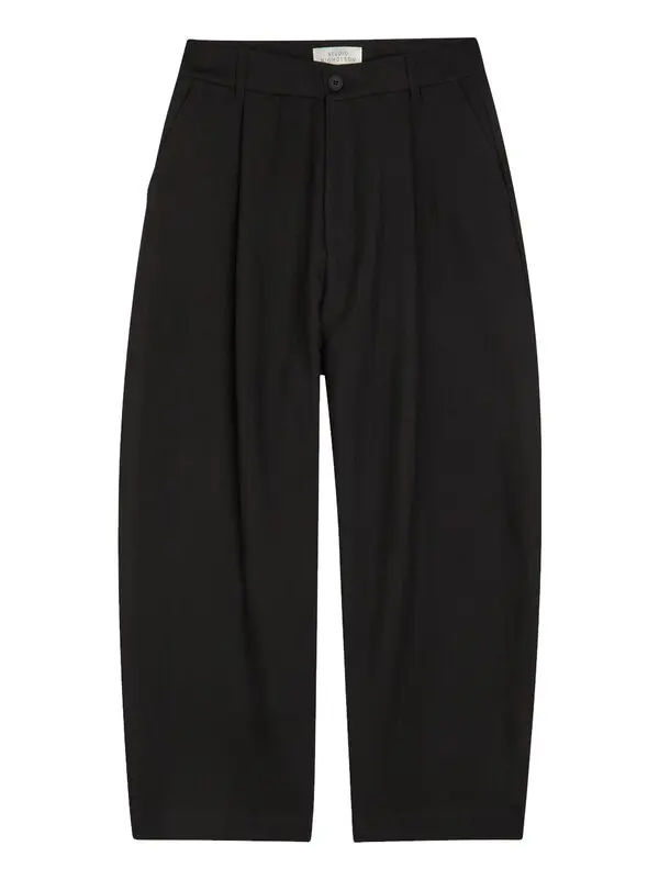 Studio Nicholson Ellis Barrel-leg Carpenter Trousers - Black