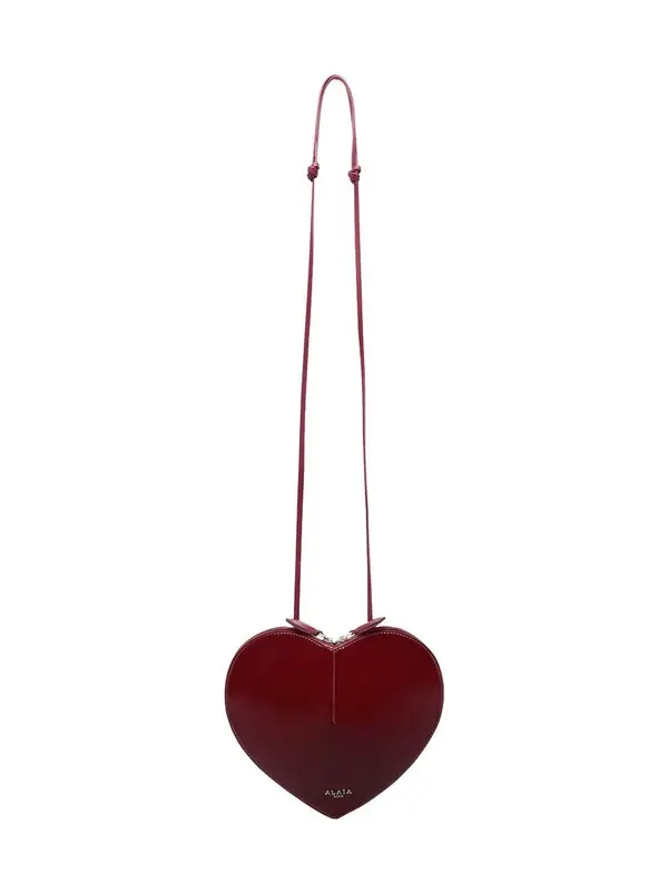 Alaïa Le Coeur Cross-body Bag - Burgundy