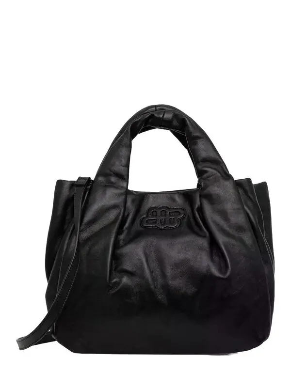 Munthe Logo-detail Tote - Black