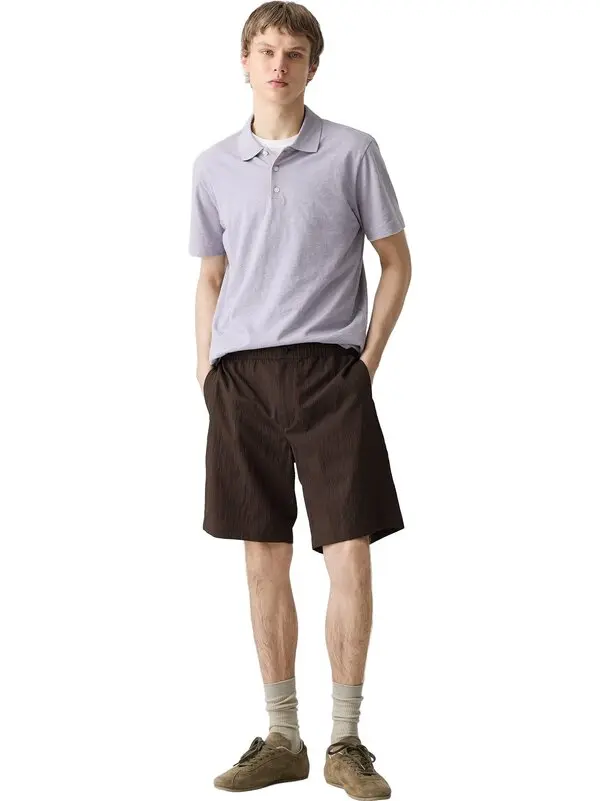 Theory Curtis Drawstring Short - Espresso Bean