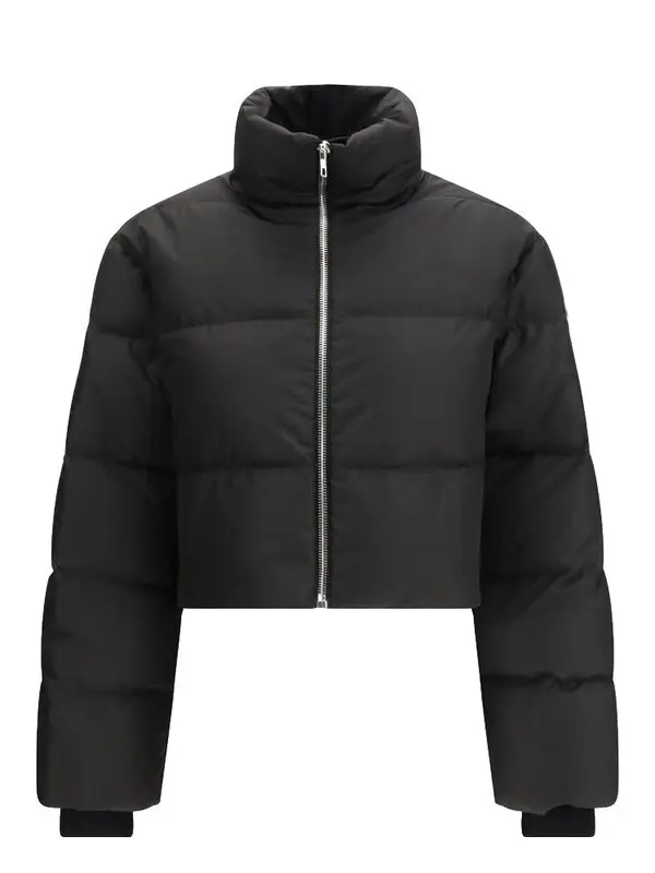 Moncler Rick Owens Cropped Cyclopic Down Jacket - Black