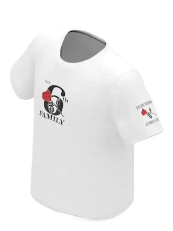 DRAKE Birthday 6th Family T-shirt - White