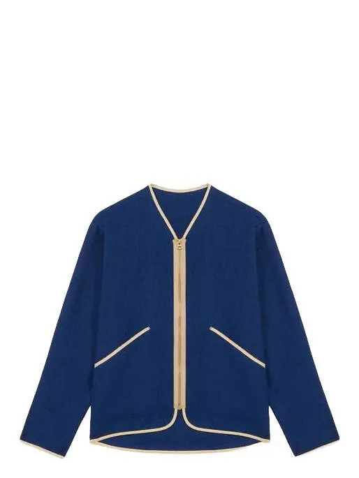 FORTELA Virgin Wool Jacket - Blue
