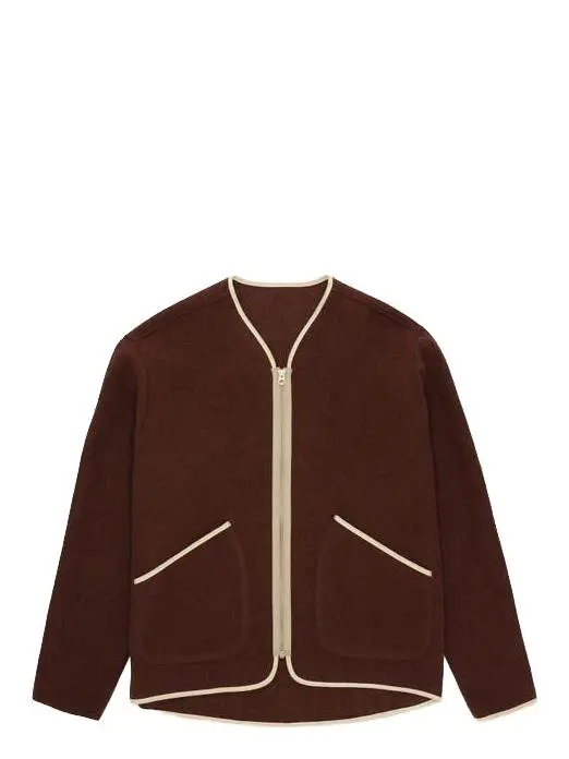 FORTELA Virgin Wool Jacket - Brown