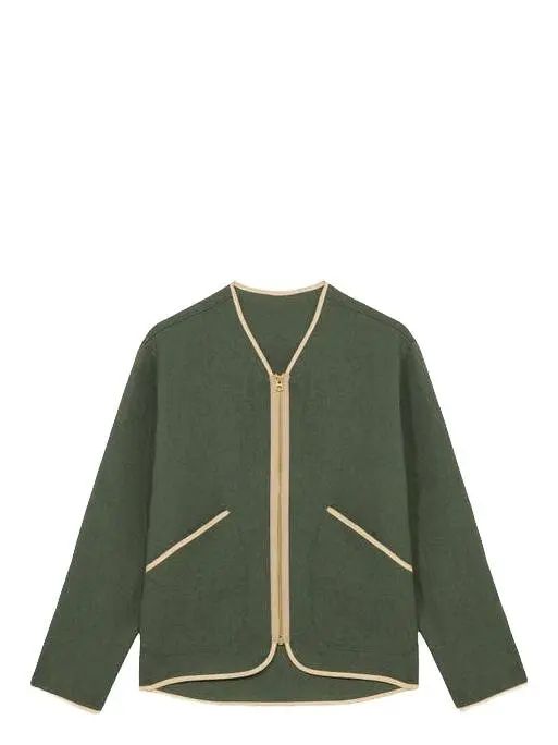 FORTELA Virgin Wool Jacket - Green