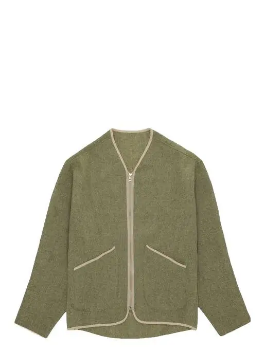 FORTELA Virgin Wool Jacket - Sage Green