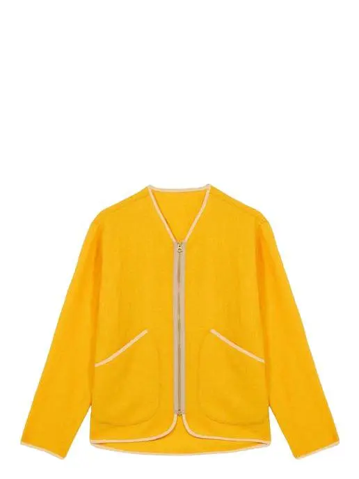 FORTELA Virgin Wool Jacket - Yellow