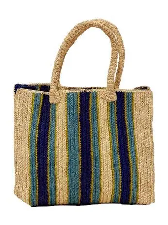 Hat Attack Arlington Stripe Tote - Ocean Stripe
