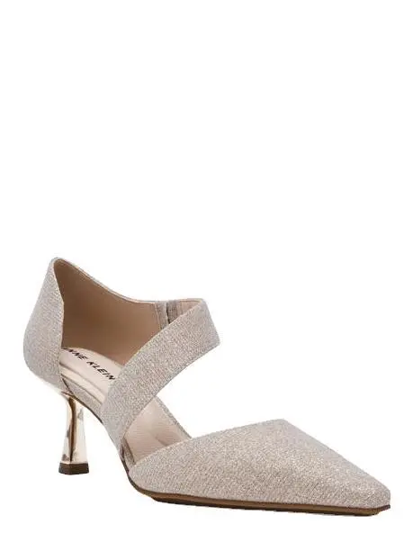 Anne Klein Cerys Pump - Light Gold Fabric