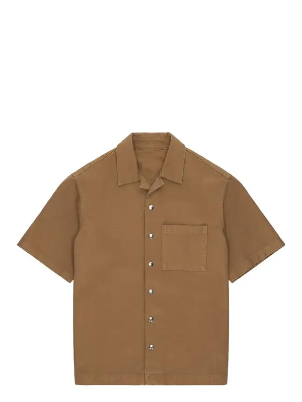 FORTELA Bowling Cotton Short Sleeve Shirt - Mou