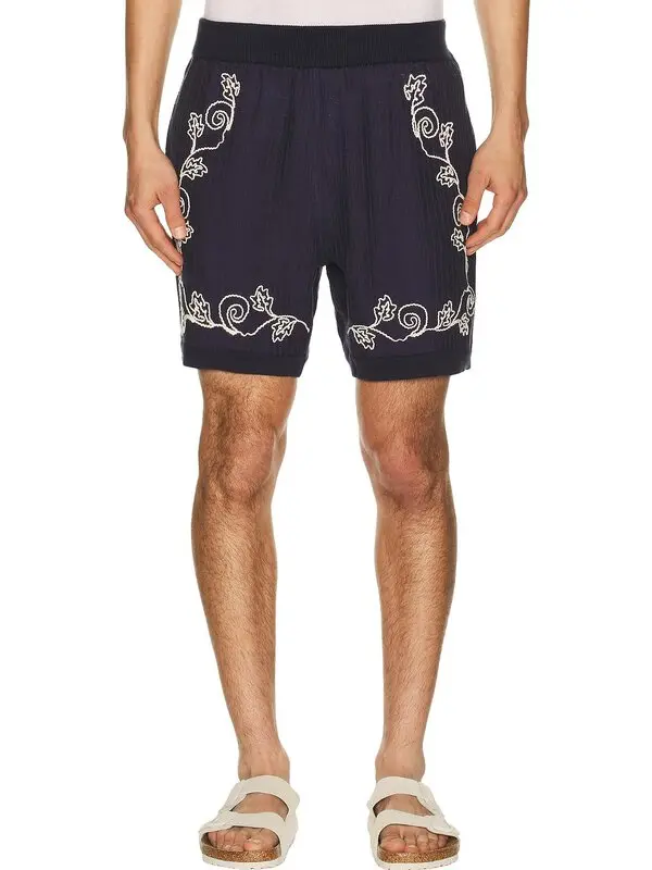 Agua Bendita Maury Shorts - Navy & White