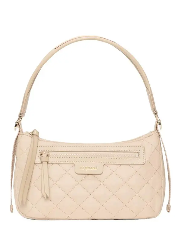 Mz Wallace Small Park Quilted Nylon Shoulder Bag - Buff