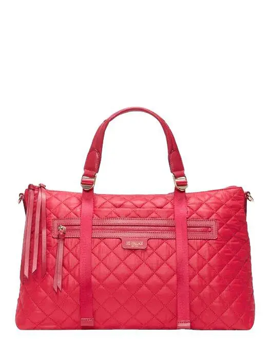 Mz Wallace Medium Park Quilted Satchel - Apple