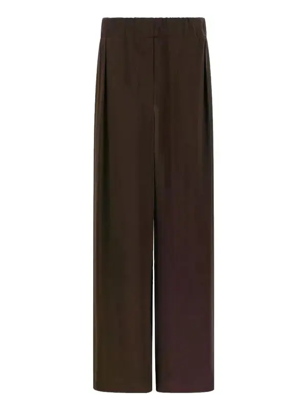 JIL SANDER Low-crotch Wide-leg Trousers - Brown