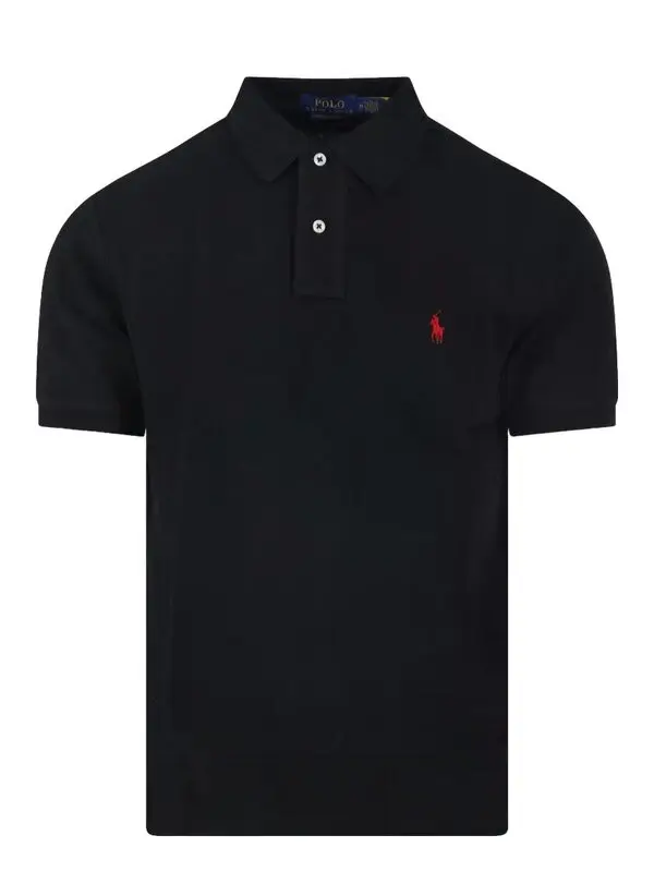 Ralph Lauren The Iconic Logo Polo Shirt - Black