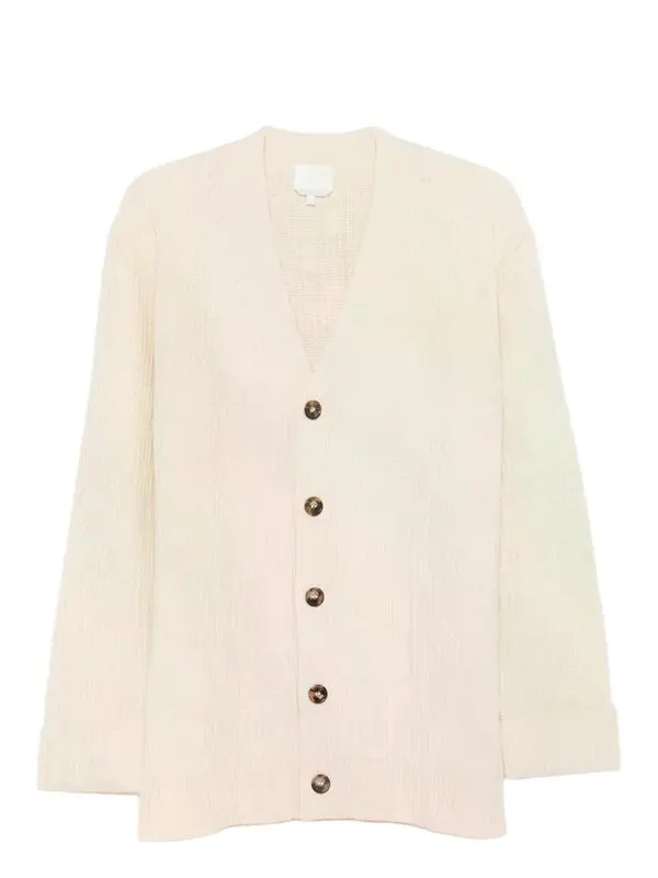 A.p.c. Buttoned V-neck Cardigan - Neutrals