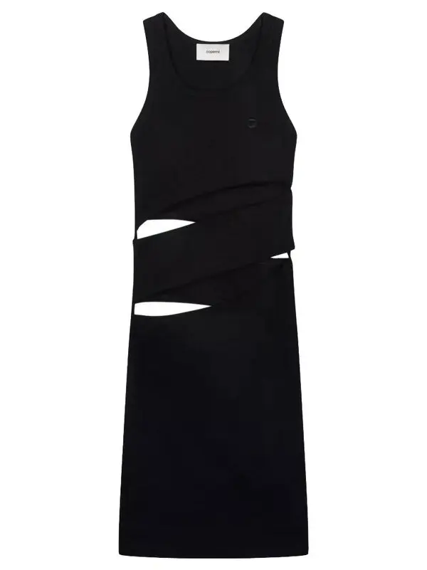 Coperni Cut-out Mini Dress - Black