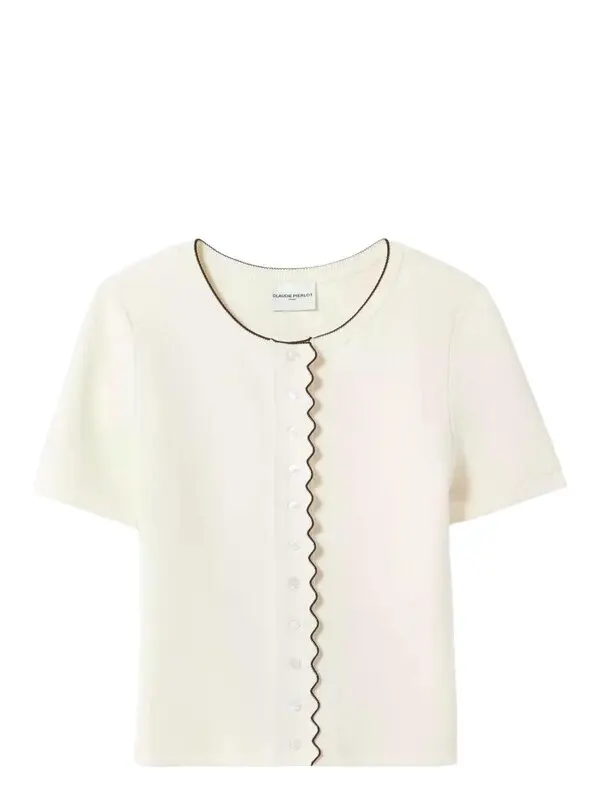 Claudie Pierlot Button-fastening Top - Neutrals
