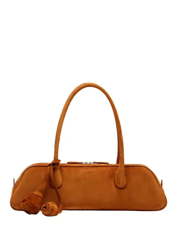 Magda Butrym Brigitte Suede Shoulder Bag - Brown