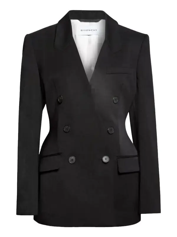 Givenchy Double-breasted Blazer - Black