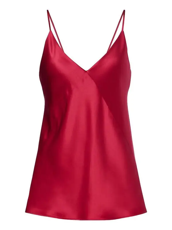 Max Mara Silk Satin Camisole - Red