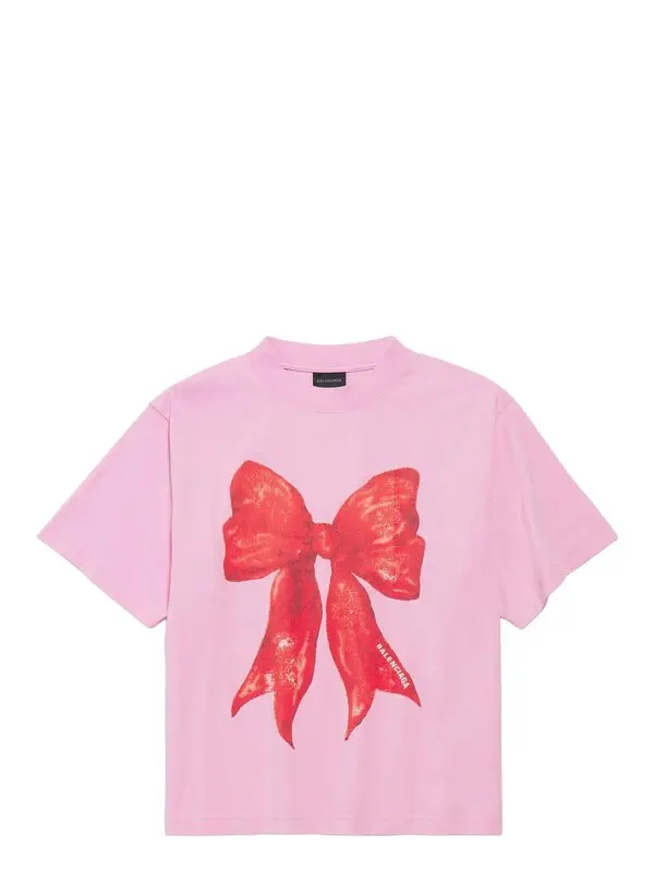 Balenciaga Bow T-shirt - Pink